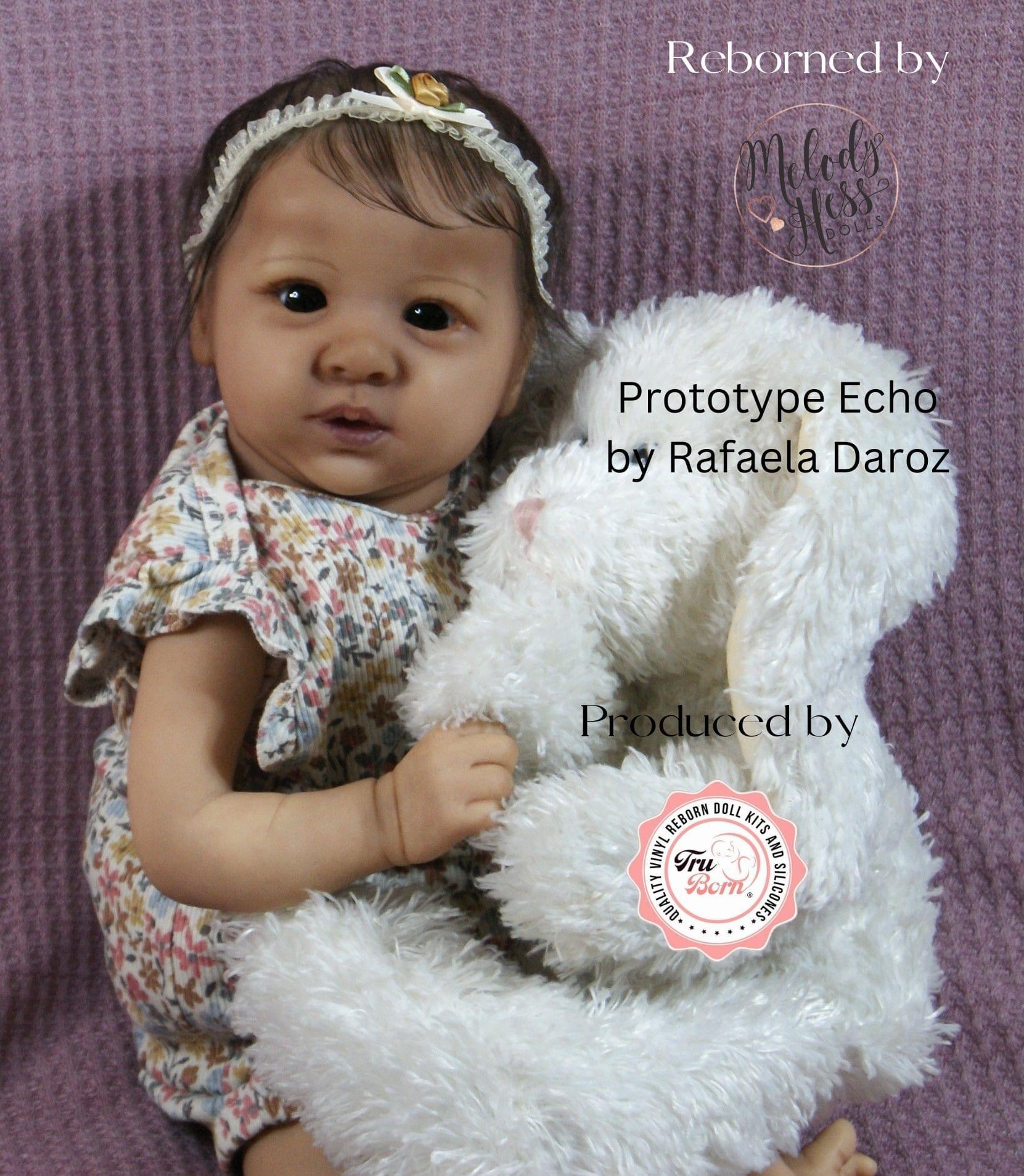 ECHO blank vinyl reborn doll kit & silicone. TRU BORN. Rafaela Daroz | truborns