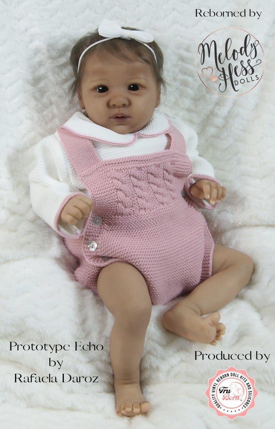 ECHO blank vinyl reborn doll kit & silicone. TRU BORN. Rafaela Daroz | truborns