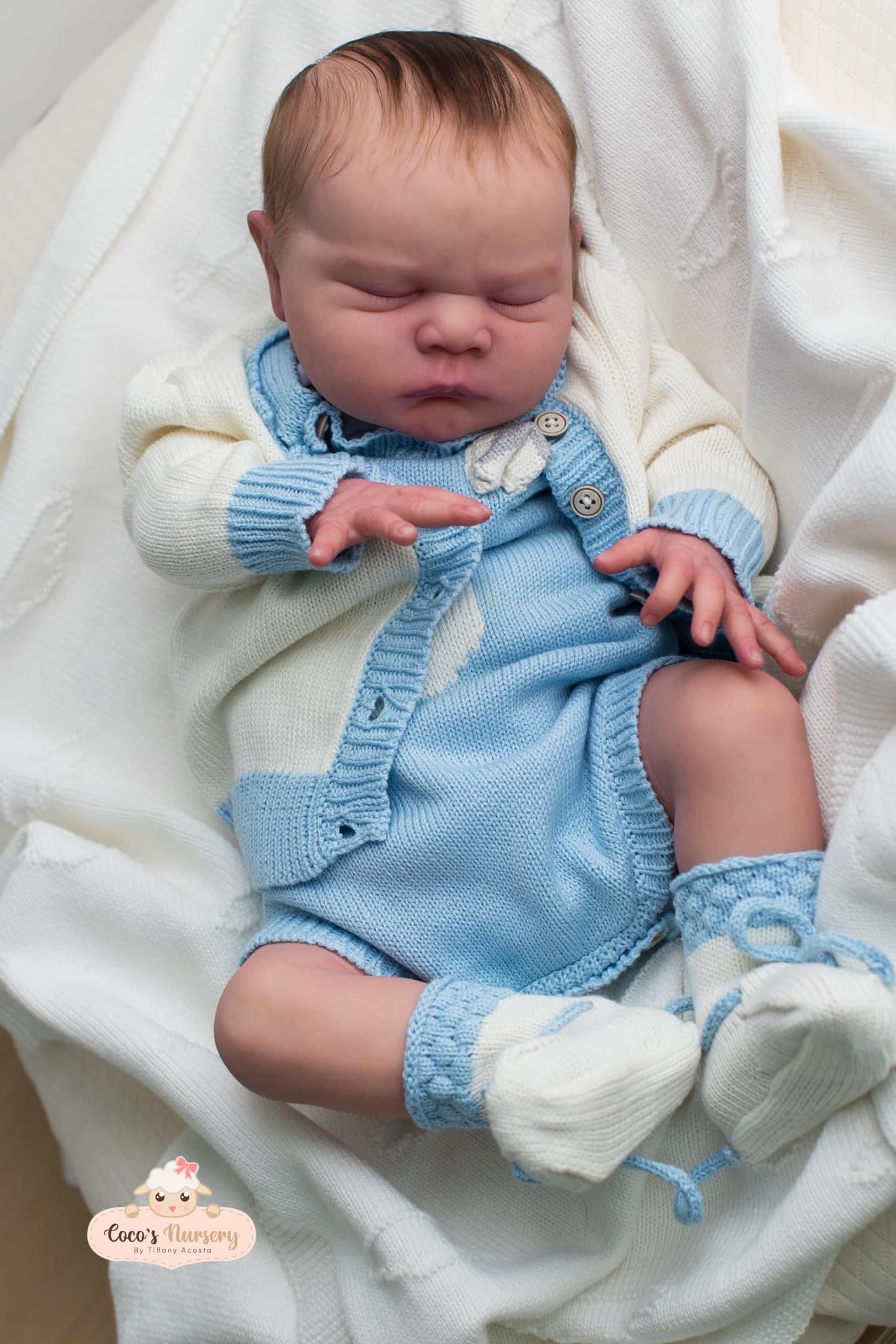 RAVY by Priscila Lopez. Blank vinyl reborn doll kit. TRU BORN | truborns