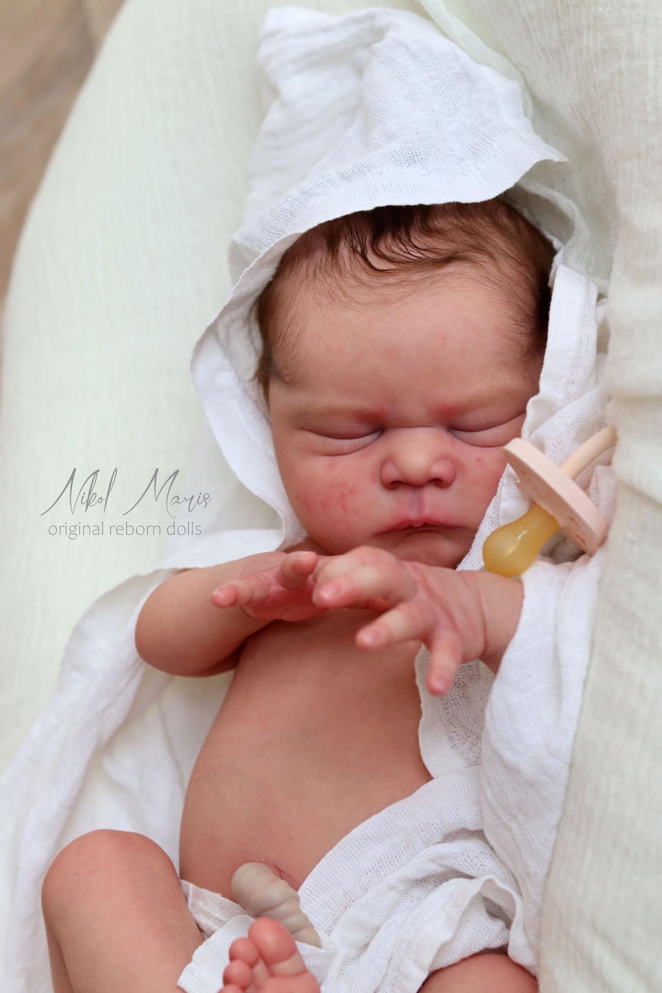 RAVY by Priscila Lopez. Blank vinyl reborn doll kit. TRU BORN | truborns