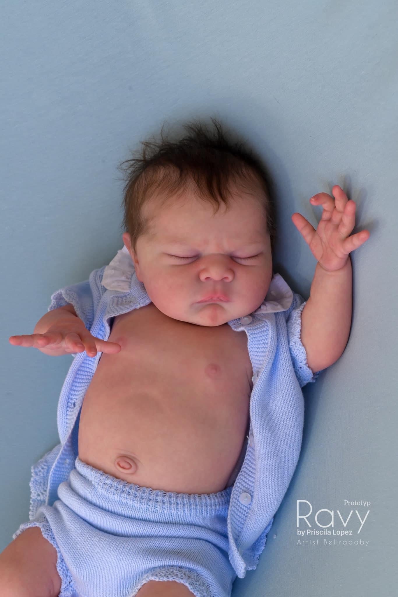 RAVY by Priscila Lopez. Blank vinyl reborn doll kit. TRU BORN | truborns