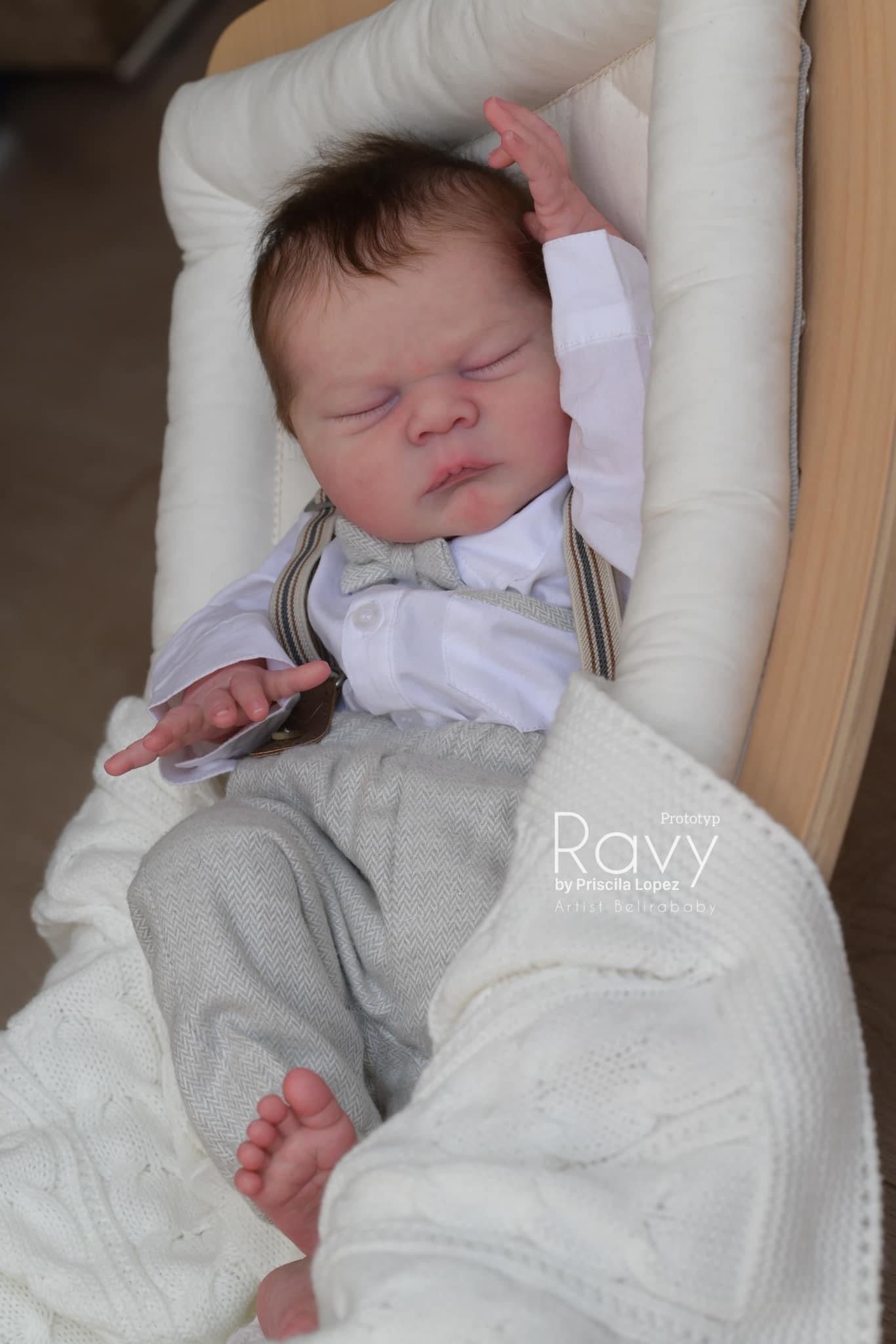 RAVY by Priscila Lopez. Blank vinyl reborn doll kit. TRU BORN | truborns