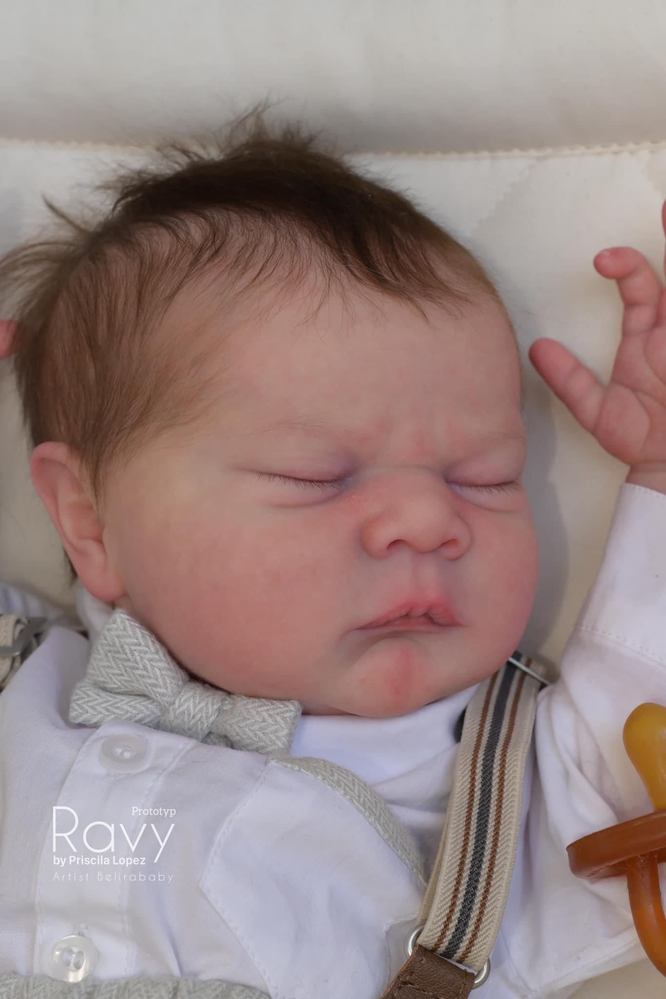 RAVY by Priscila Lopez. Blank vinyl reborn doll kit. TRU BORN | truborns