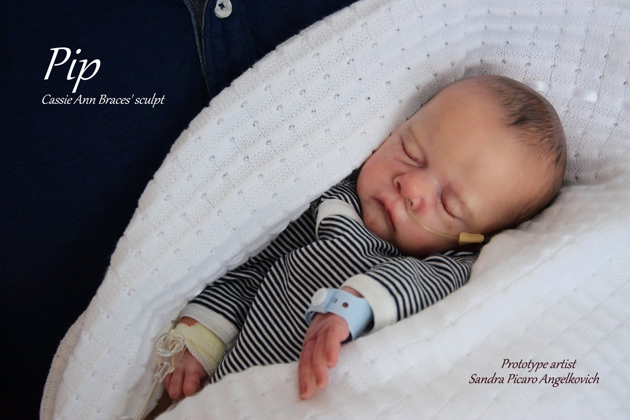 PIP by Cassie Brace blank vinyl reborn doll kit. TRU BORN | truborns