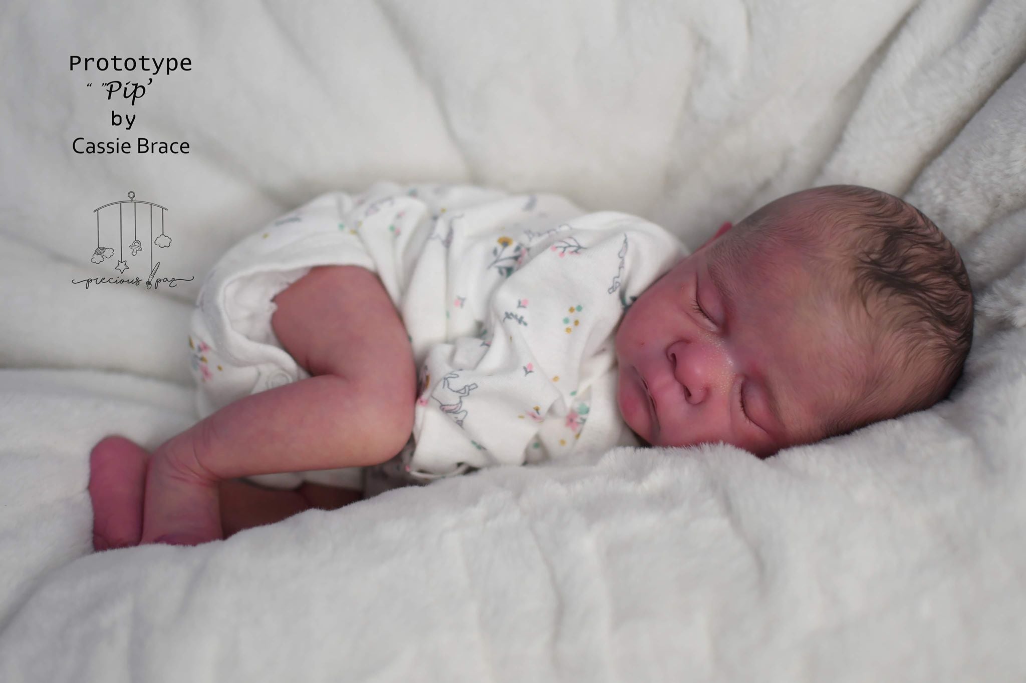 PIP by Cassie Brace blank vinyl reborn doll kit. TRU BORN | truborns