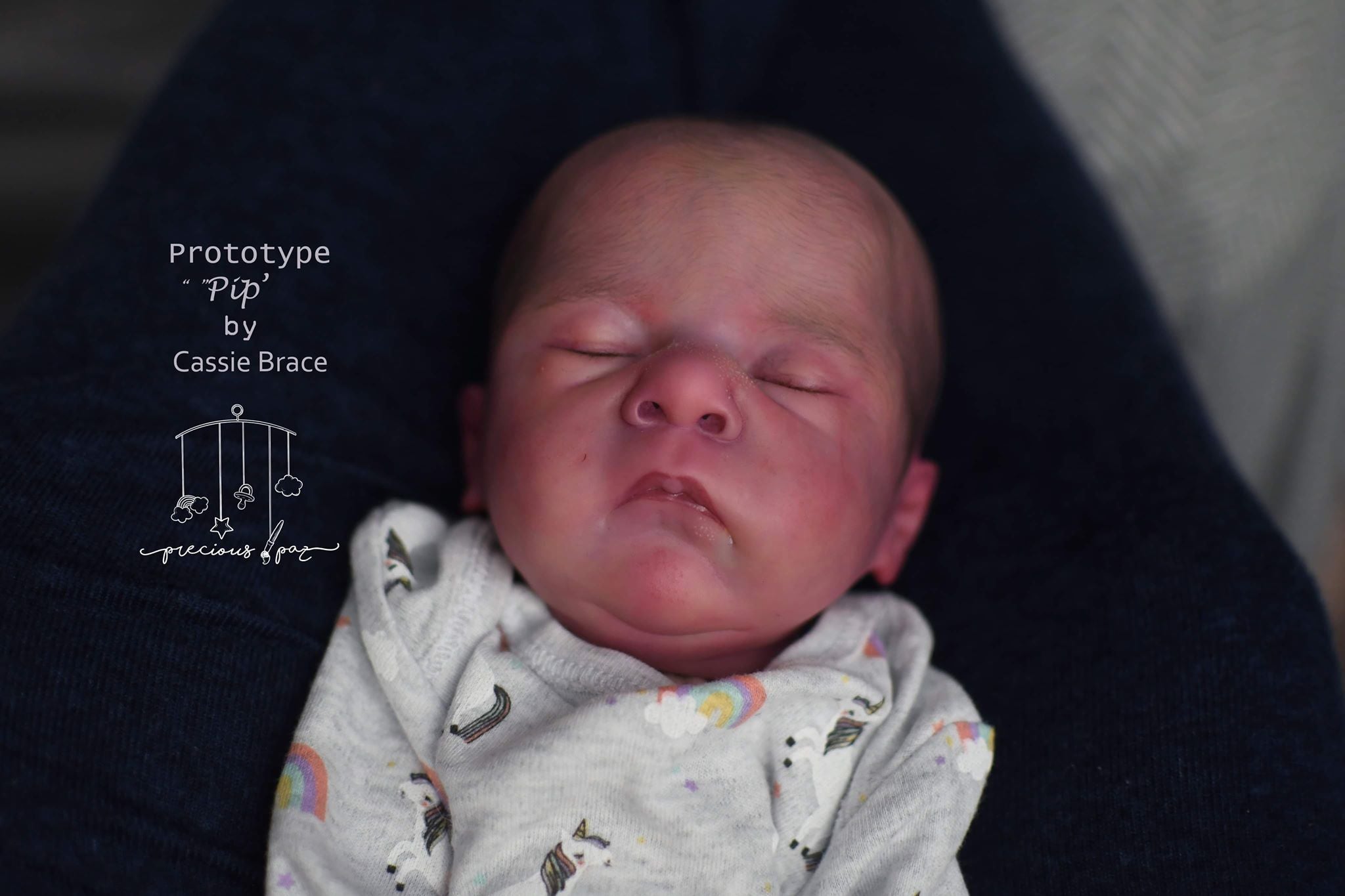 PIP by Cassie Brace blank vinyl reborn doll kit. TRU BORN | truborns