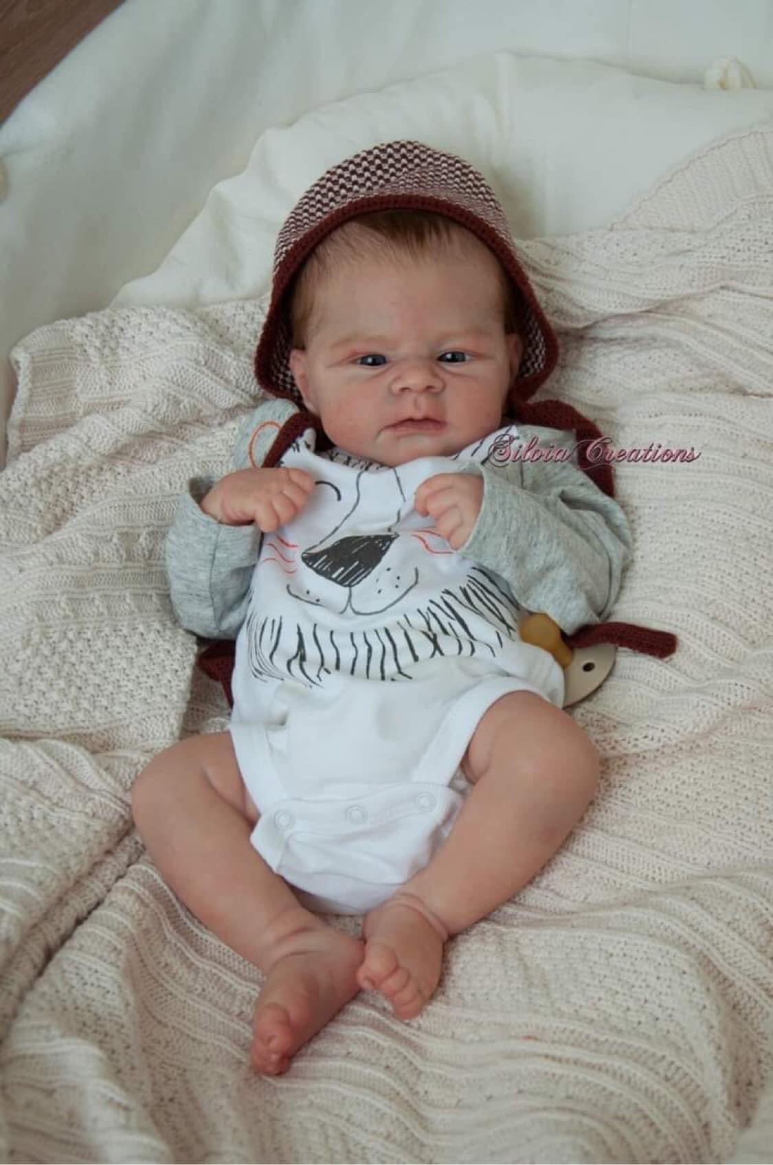 TRU BORN. Elijah by Joanna Kazmierczak blank vinyl reborn doll kit ...