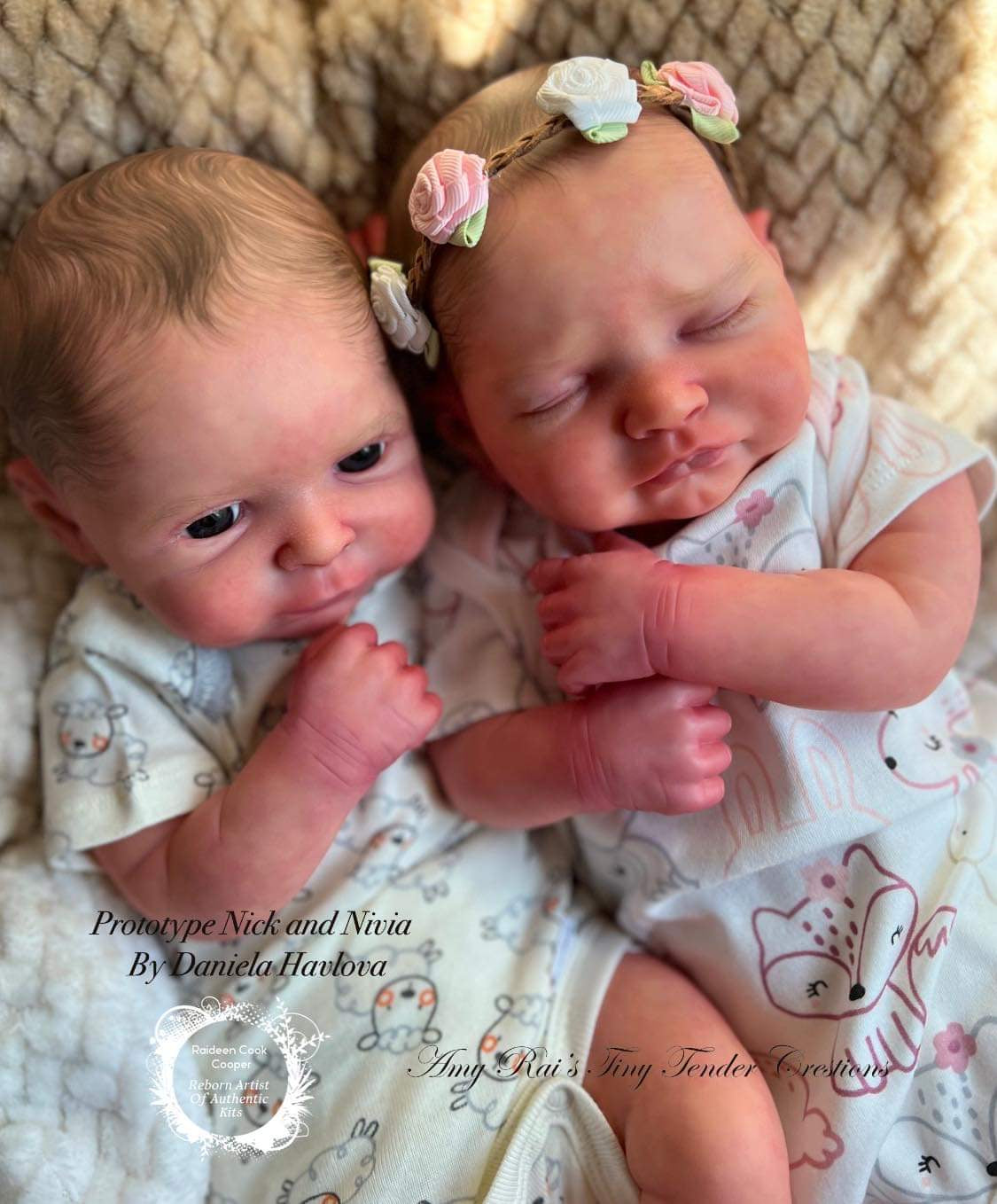 NIVIA by Daniela Havlova blank vinyl reborn doll kit. TRU BORN | truborns