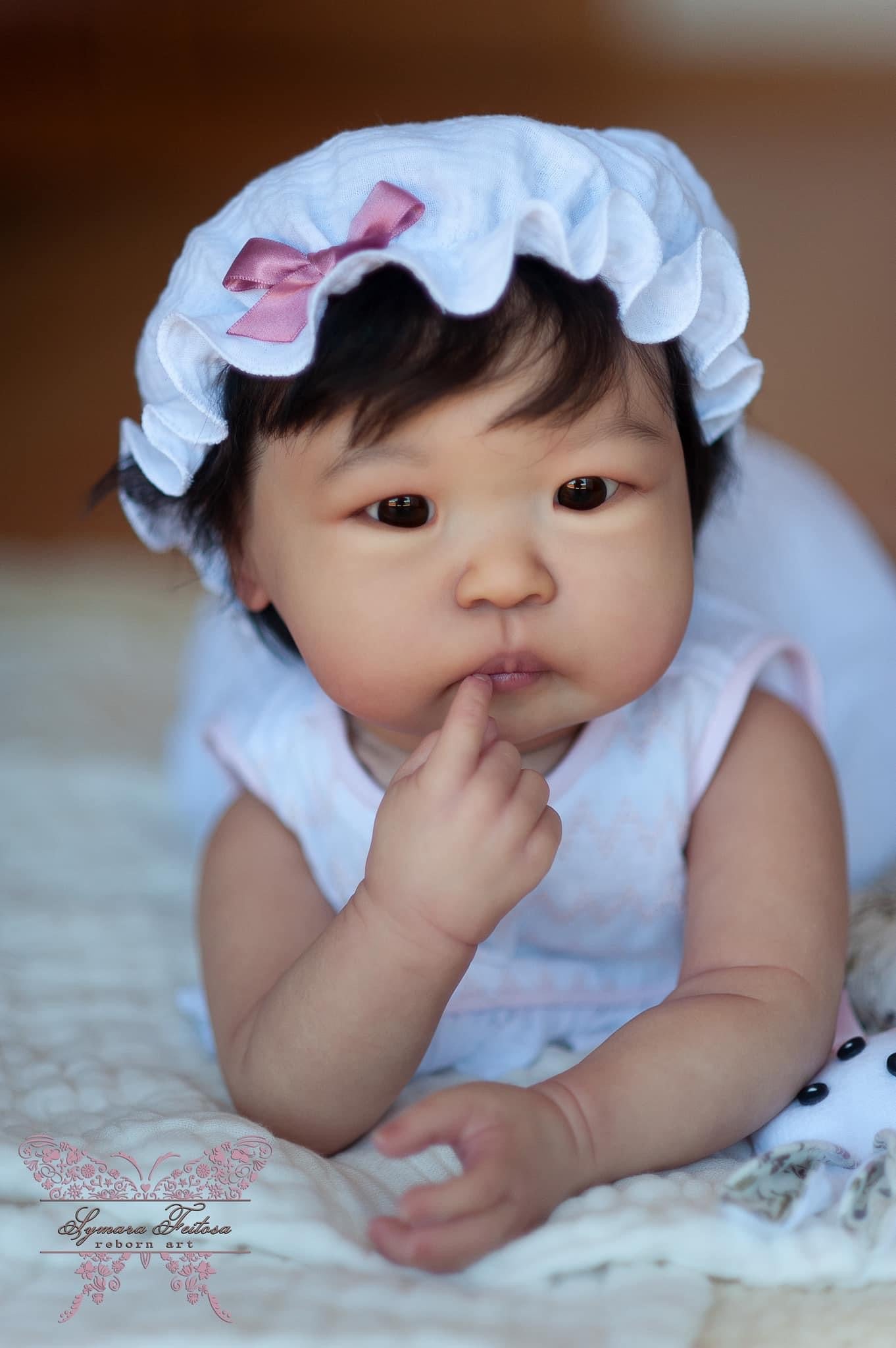 MIN LI by Jorja Pigott blank vinyl reborn doll kit. TRU BORN | truborns