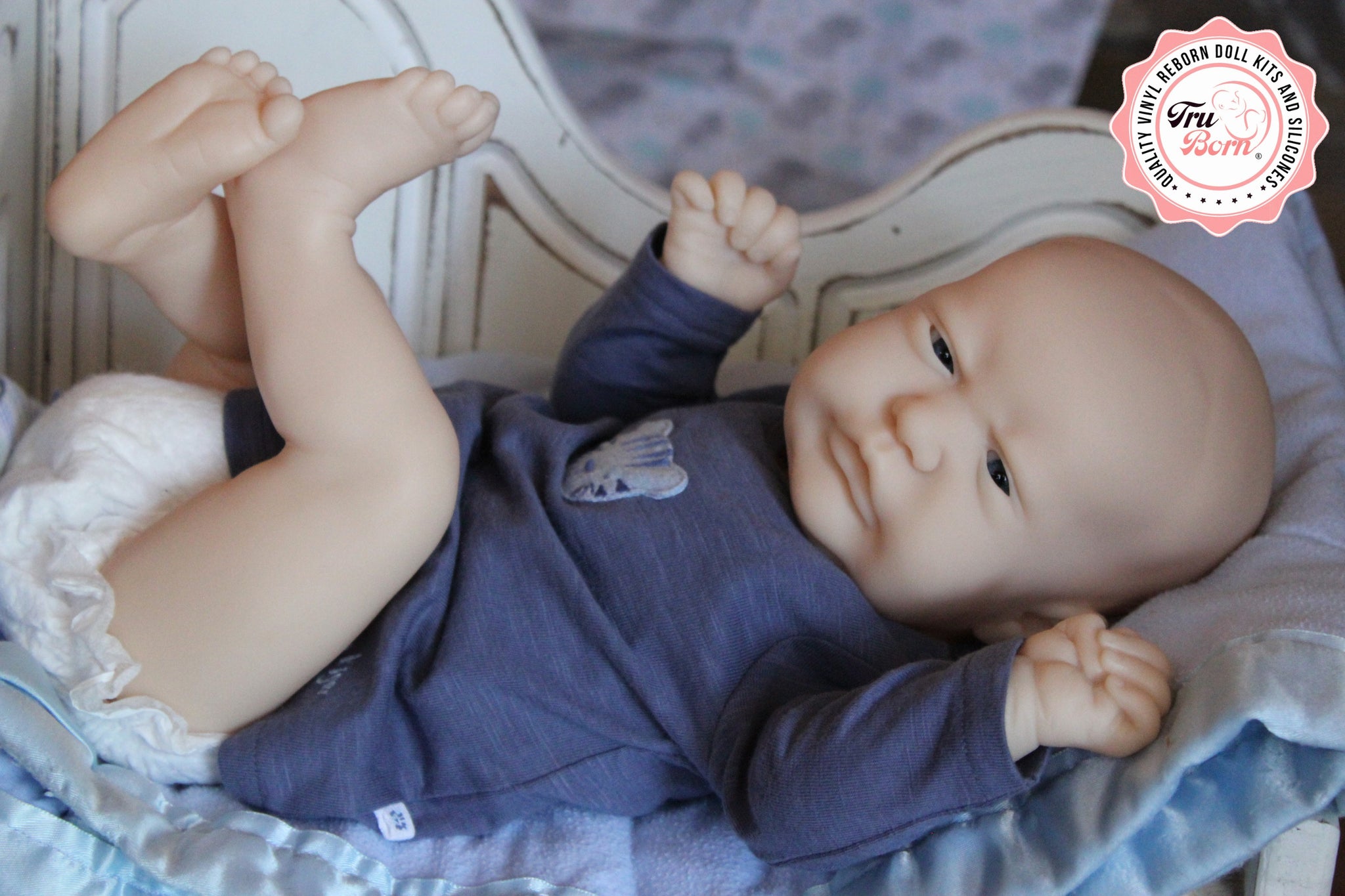 REMINGTON blank vinyl reborn doll kit. Sheila Mrofka. TRU BORN | truborns