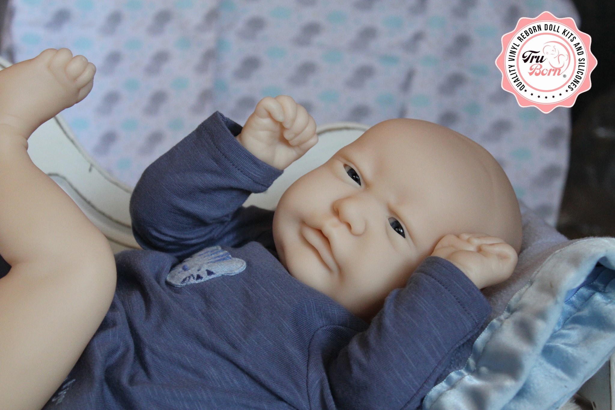 REMINGTON blank vinyl reborn doll kit. Sheila Mrofka. TRU BORN | truborns