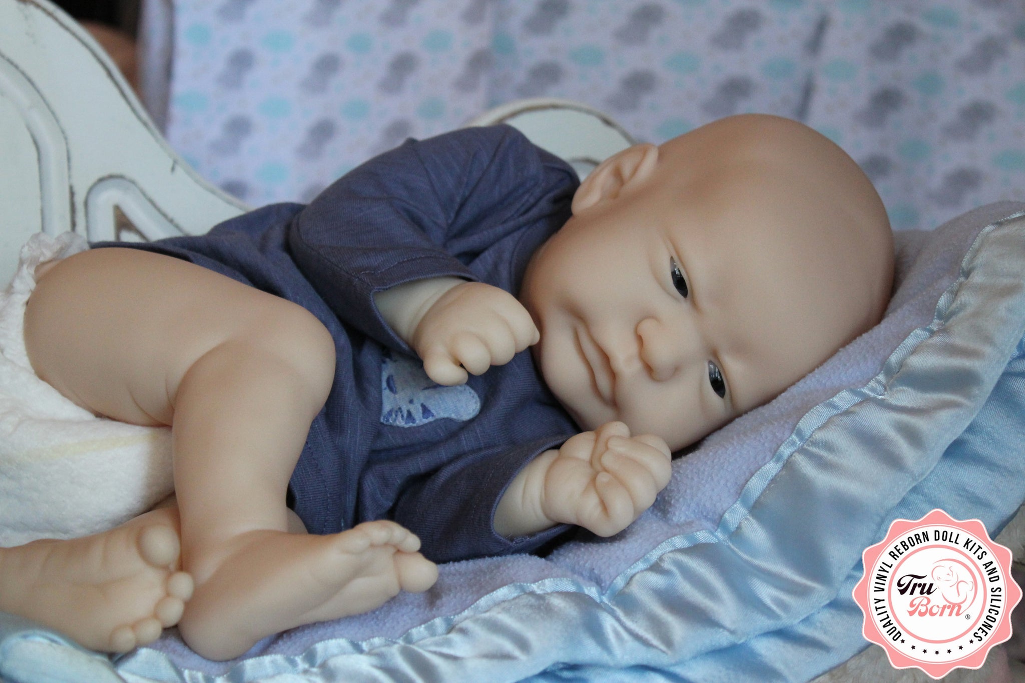 REMINGTON blank vinyl reborn doll kit. Sheila Mrofka. TRU BORN | truborns